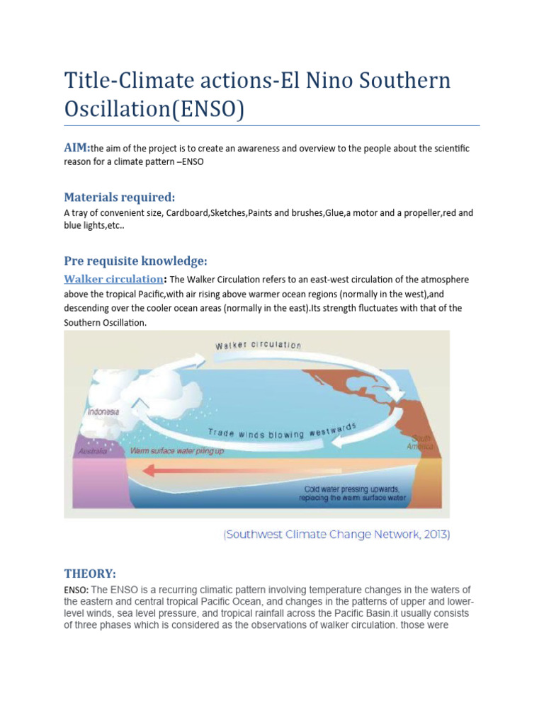 ENSO Sci Exhibit | Download Free PDF | Atmospheric Sciences | Hydrology