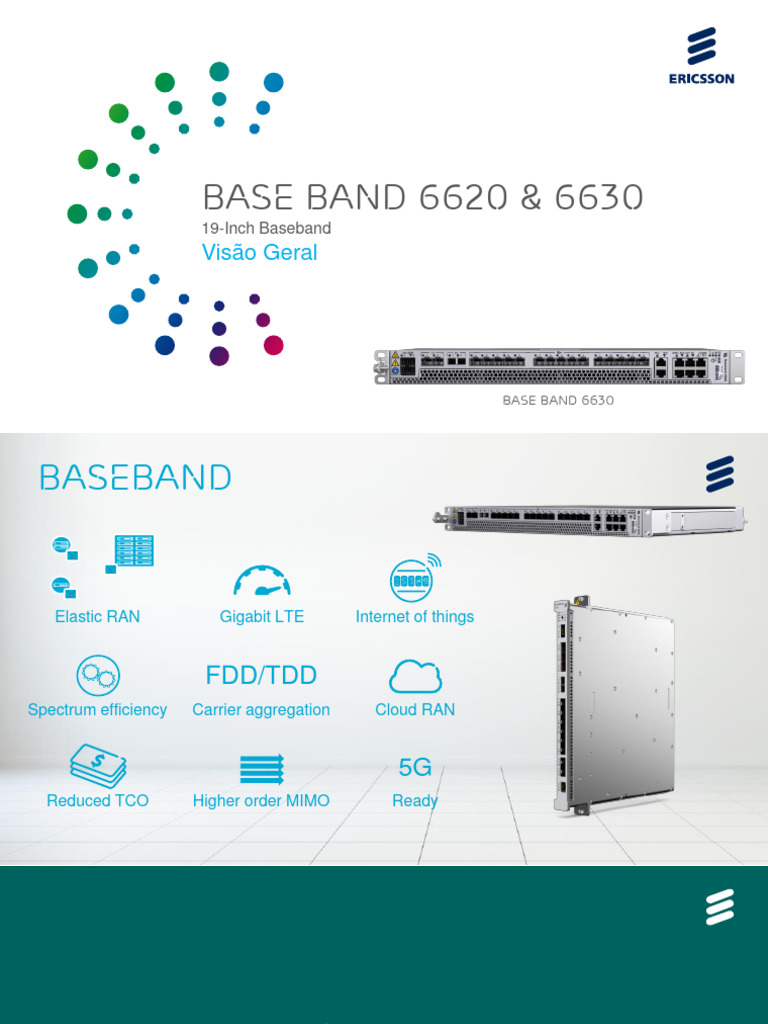 Ericsson Baseband 6620/6630: Recursos e Instalação | PDF | Redes de ...