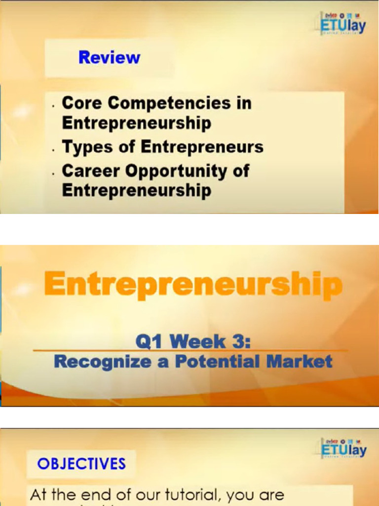 Recognize A Potential Market | PDF