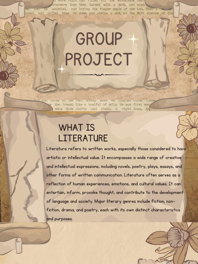 Brown and Beige Aesthetic Vintage Group Project Presentation - 20240205 ...