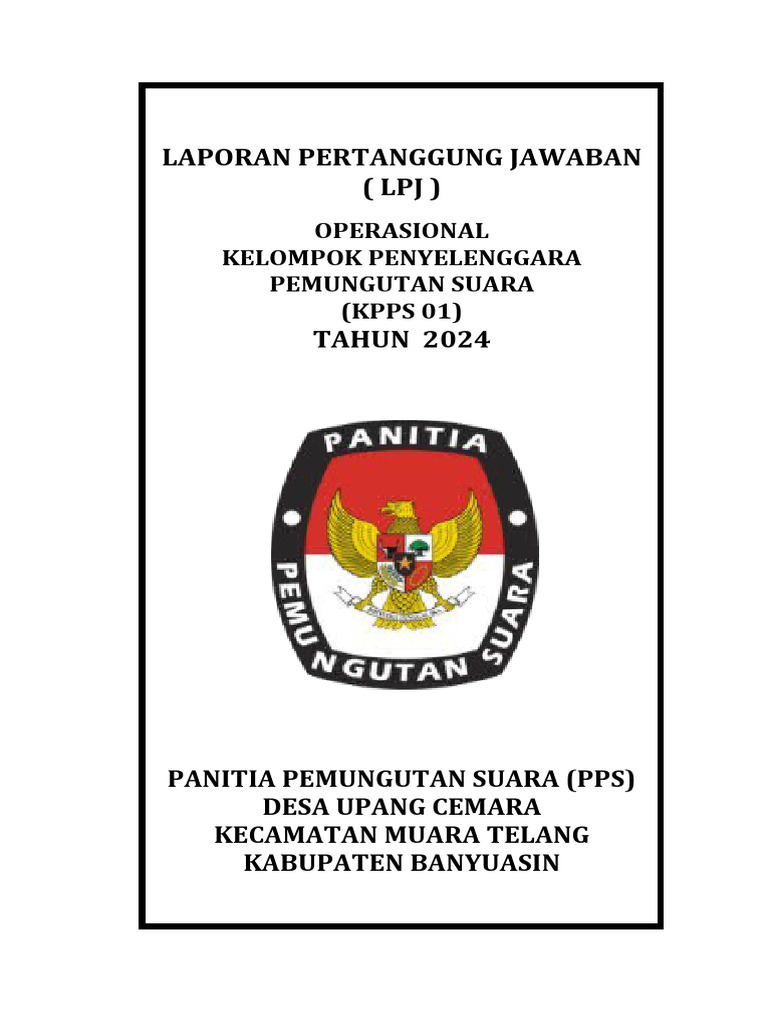 Cover SPJ OP KPPS 2024 | PDF