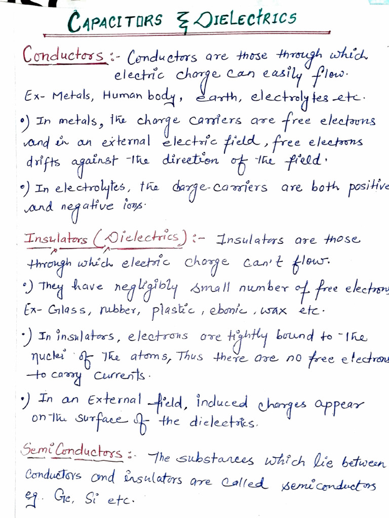 Capacitance and Dielectric | PDF
