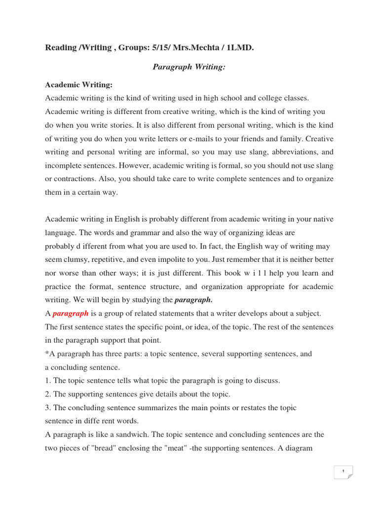 Anglais | PDF | Wedding | Paragraph