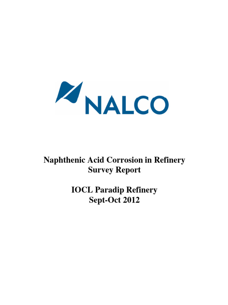 Nalco Hac Report | PDF | Oil Refinery | Cracking (Chemistry)