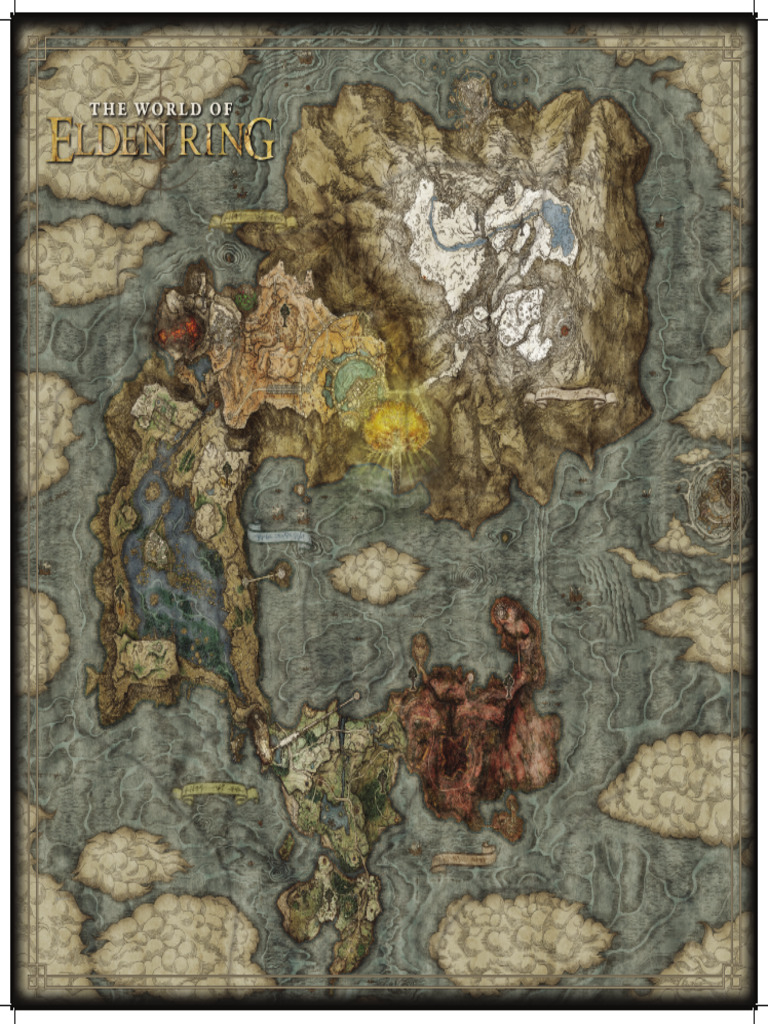 Elden Ring Map Print Ready | PDF