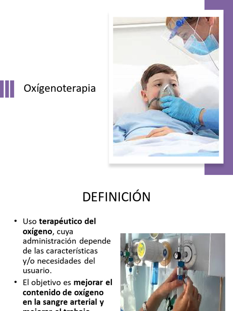 oxígenoterapia | PDF | Oxígeno | Medicina CLINICA