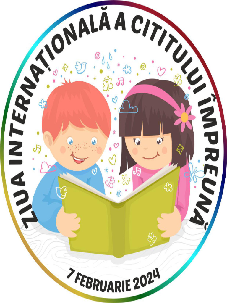 Poster Circular Ziua Internațională A Cititului Împreună 2 X 3 Planse A4 | PDF