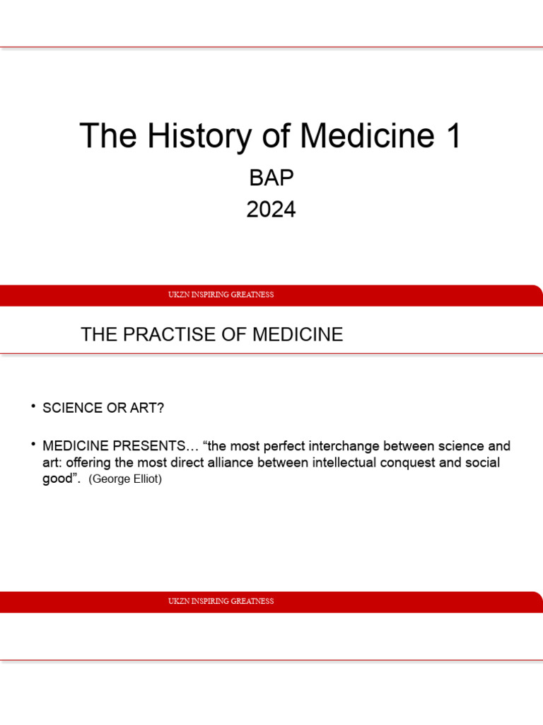 Evolution of Medicine Through History | PDF | Traditional Chinese ...