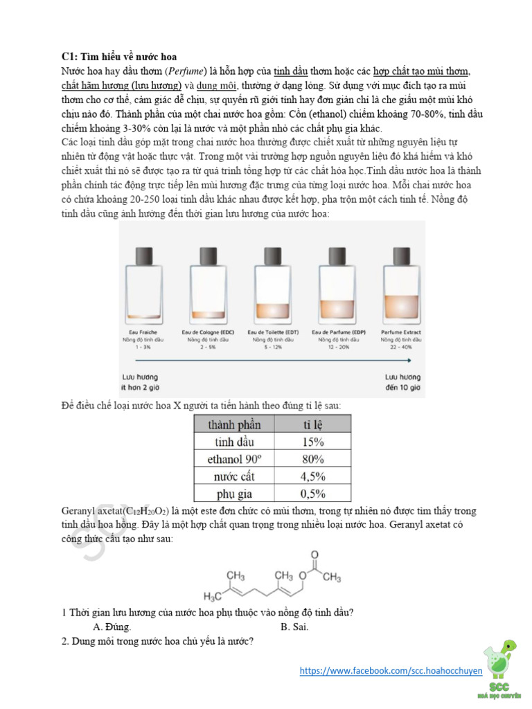 đề minh hoạ môn hóa kỳ thi TSA | PDF