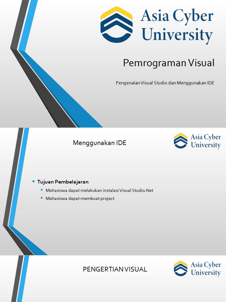 Pertemuan 1 Part 2 - RPS Pemograman Visual | PDF