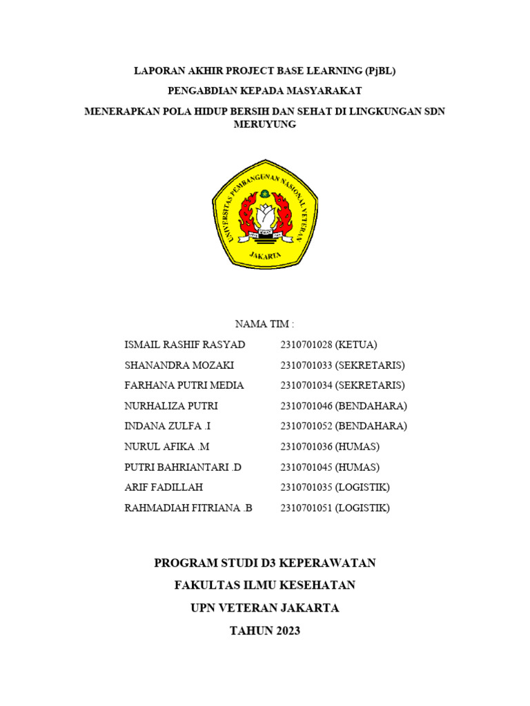 Laporan Akhir Kelompok 1 | PDF