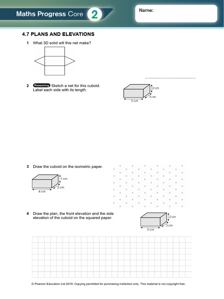 4.7 Plans and Elevations | PDF | Polytopes | Geometric Shapes
