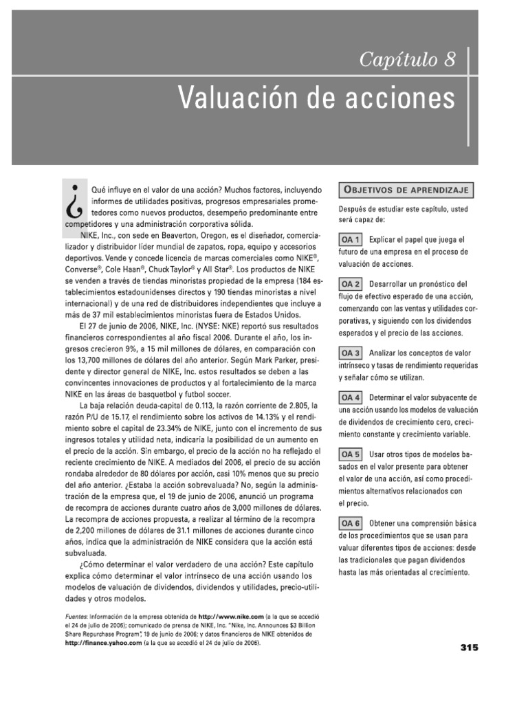 LG Valuacion Acciones | PDF