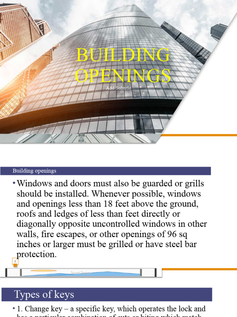 Building Openings | PDF