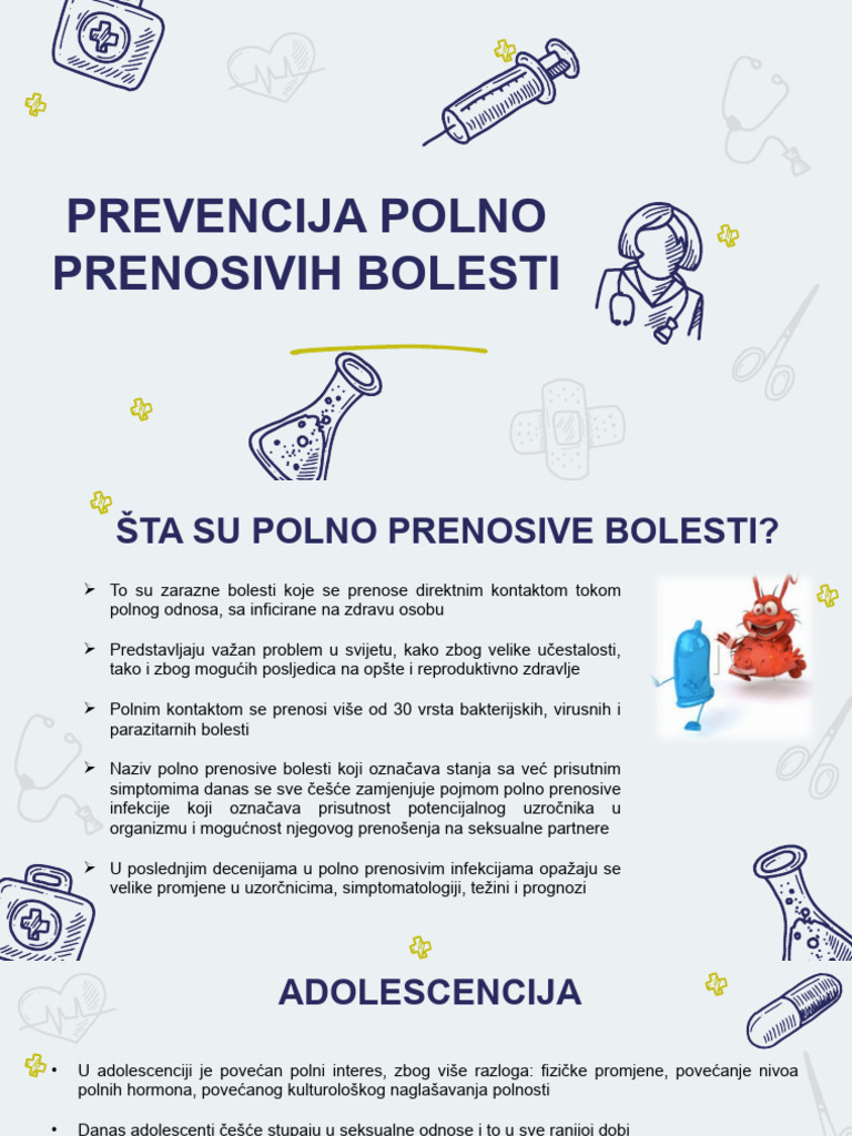 Prevencija Polno Prenosivih Bolesti | PDF