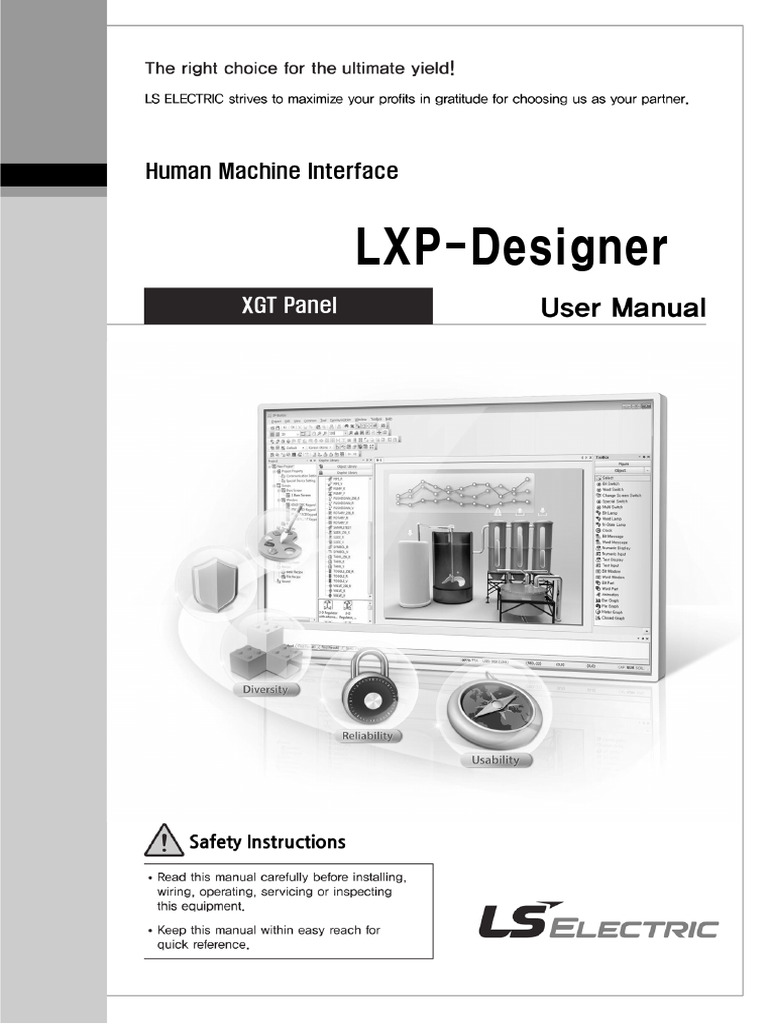 LXP-Designer User Manual - Eng | PDF | Window (Computing) | Programmable Logic Controller