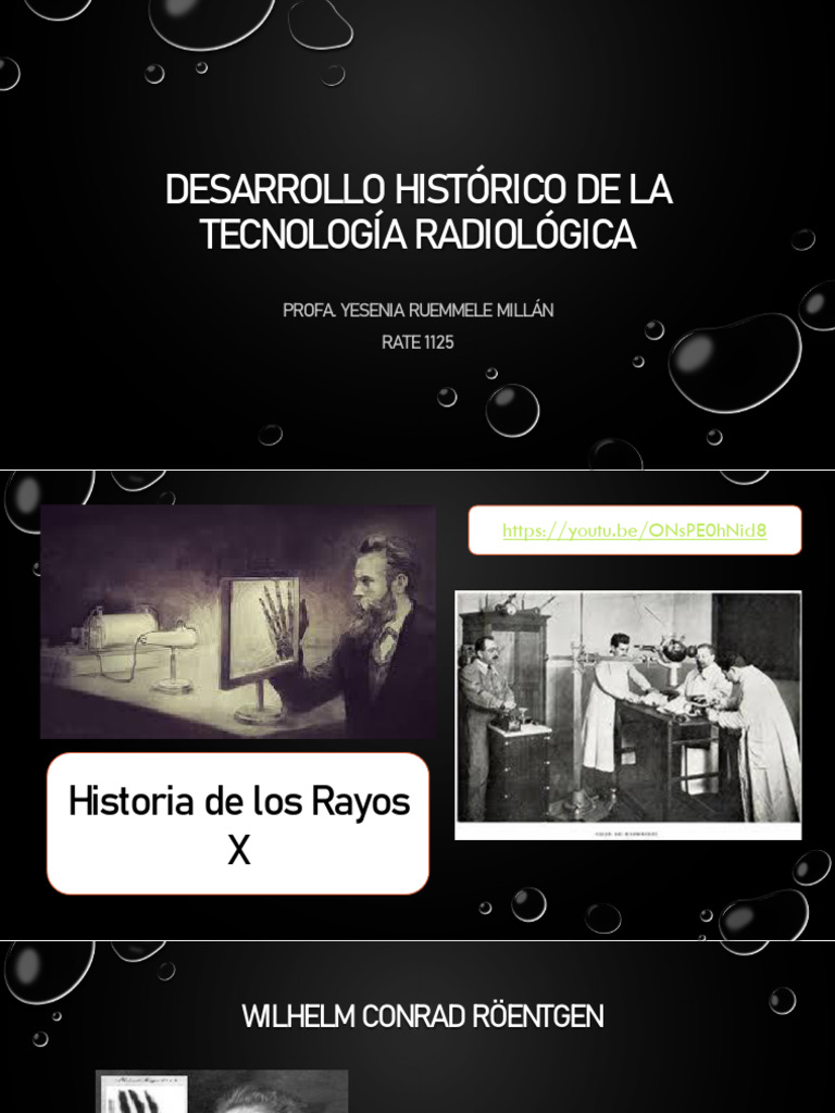 Rate 1125 Desarrollo Histórico de La Tecnología Radiológica | PDF ...