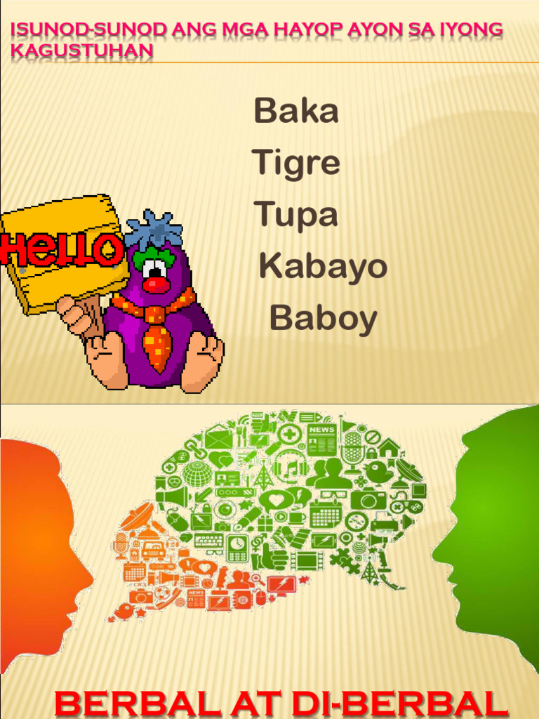 L2 Berbal at Di - Berbal Na Komunikasyon | PDF