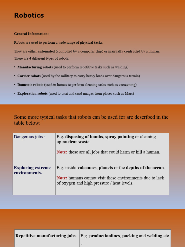 Robots&Robotics | Download Free PDF | Robot | Robotics