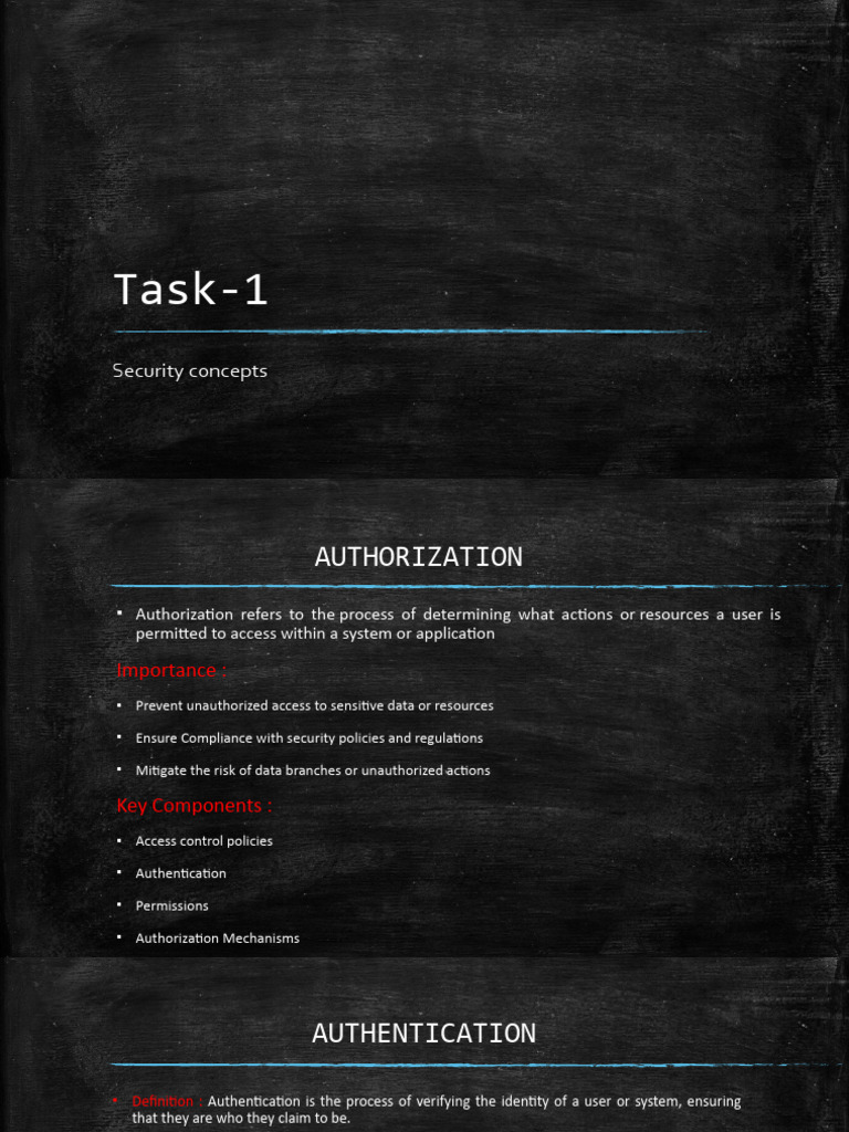 Task 1 Security | PDF | Security | Computer Security