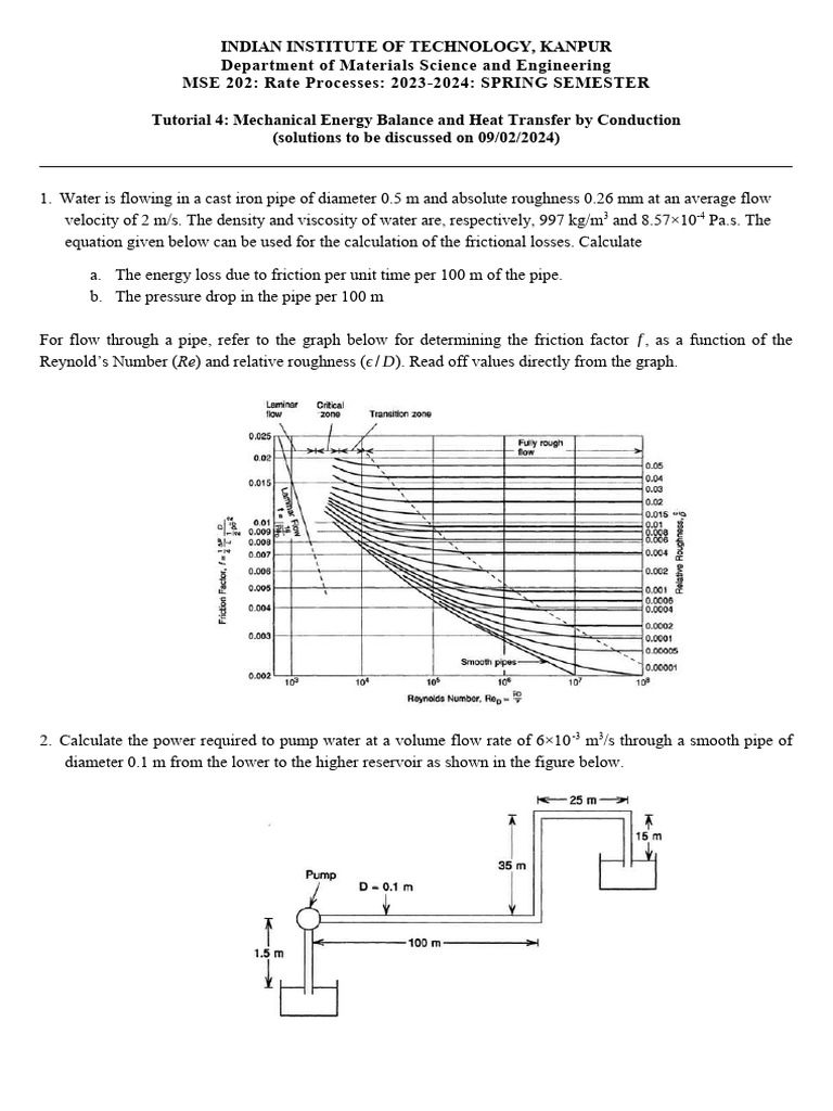 Tutorial 4 | PDF | Heat Transfer | Fluid Dynamics