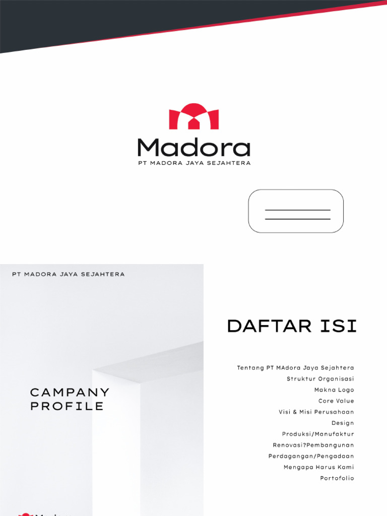 Profil PT Madora Jaya Sejahtera | PDF | Karier & Perkembangan