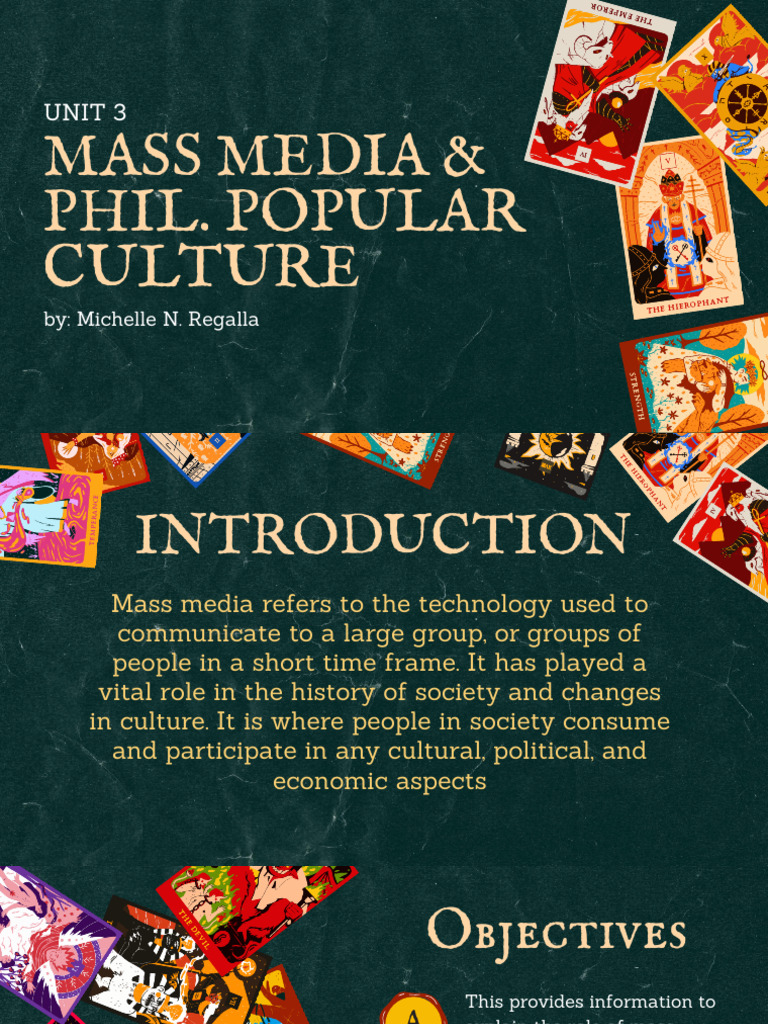 Unit 3 Mass Media and Popular Culture in The Philippines | PDF | Mass ...
