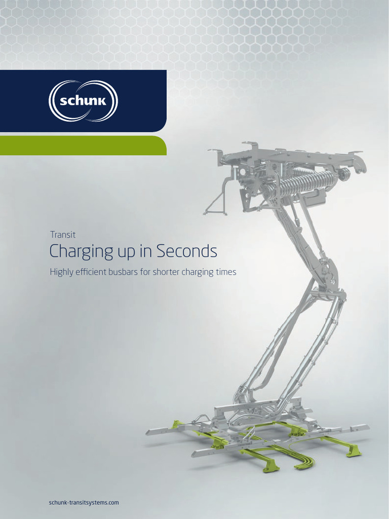 Schunk Transit Systems Busbars EN | PDF | Electric Vehicle | Rail Transport