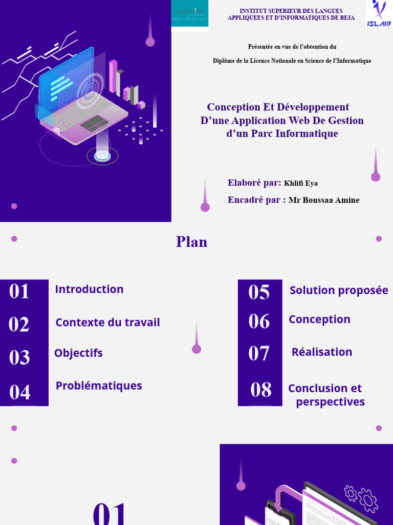 Conception Et Développement D'une Application Web de Gestion D'un Parc Informatique | PDF ...