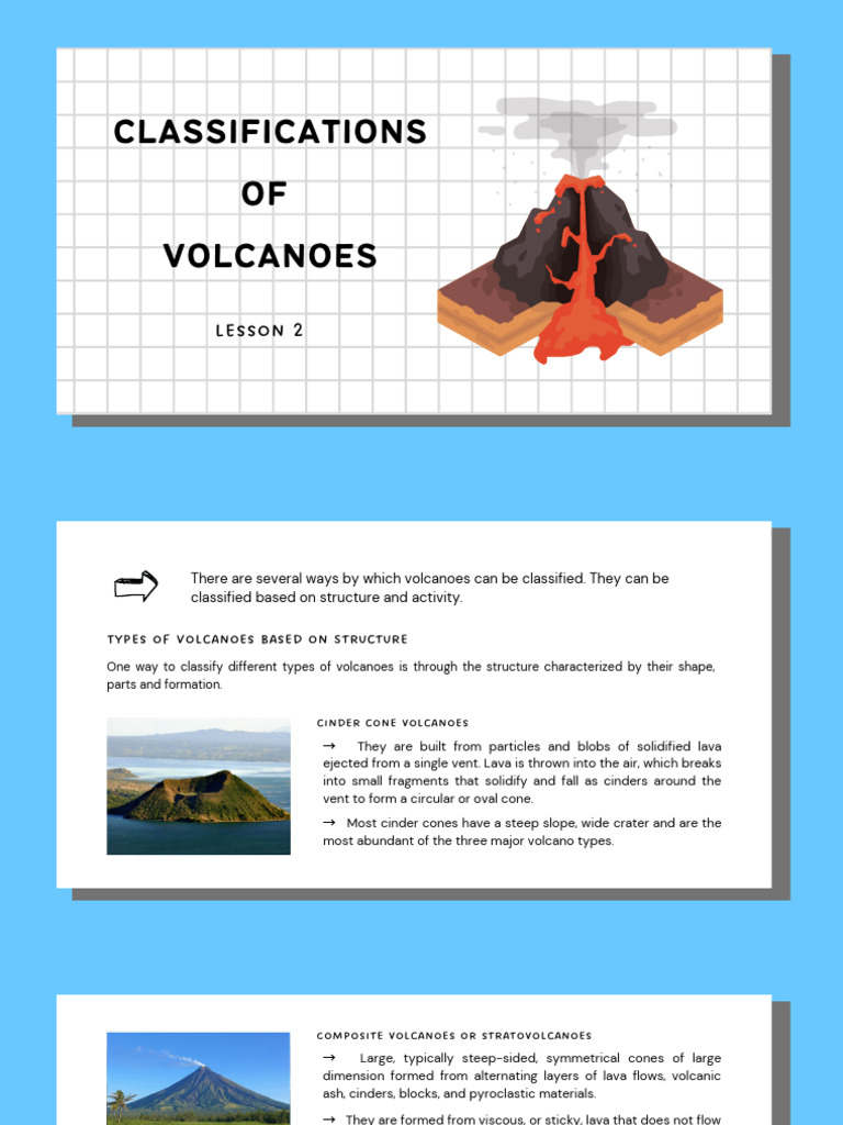 SCI9-M1-Classifications of Volcanoes | PDF | Types Of Volcanic Eruptions | Volcano
