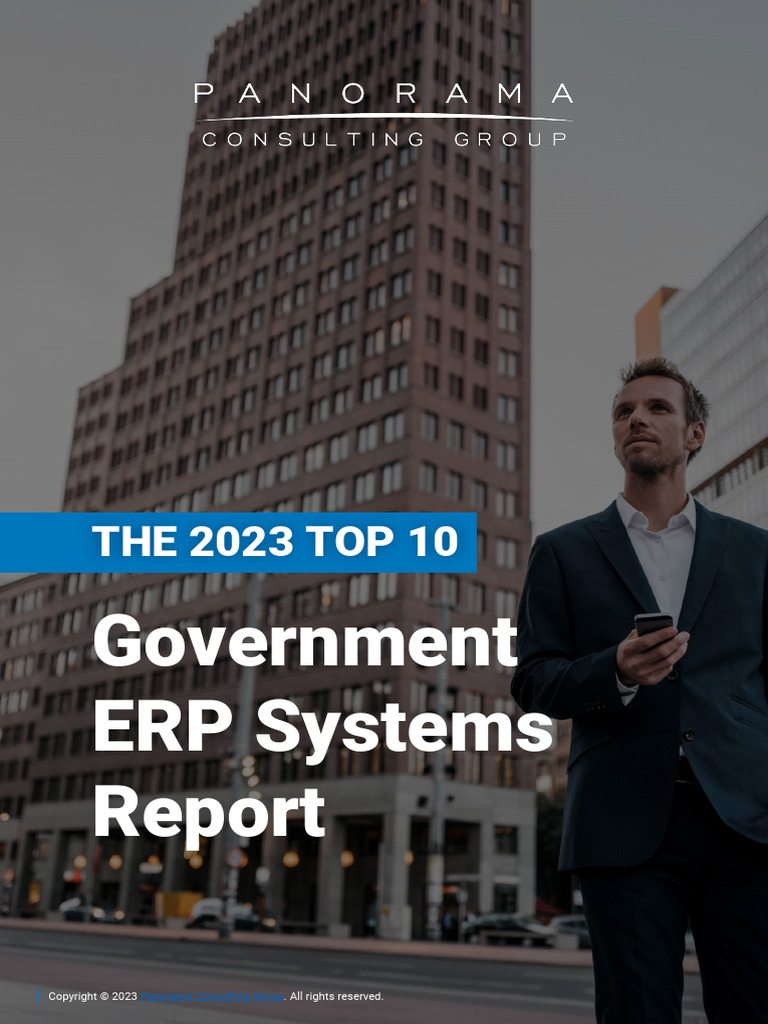 2023 Top 10 Government Erp Systems Report Panorama Consulting | Download Free PDF | Cloud ...