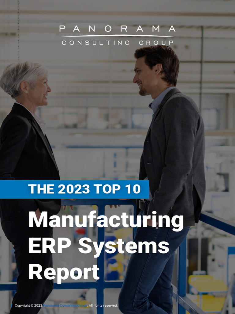 2023 Top 10 Manufacturing Erp Systems Report Panorama Consulting | PDF | Enterprise Resource ...