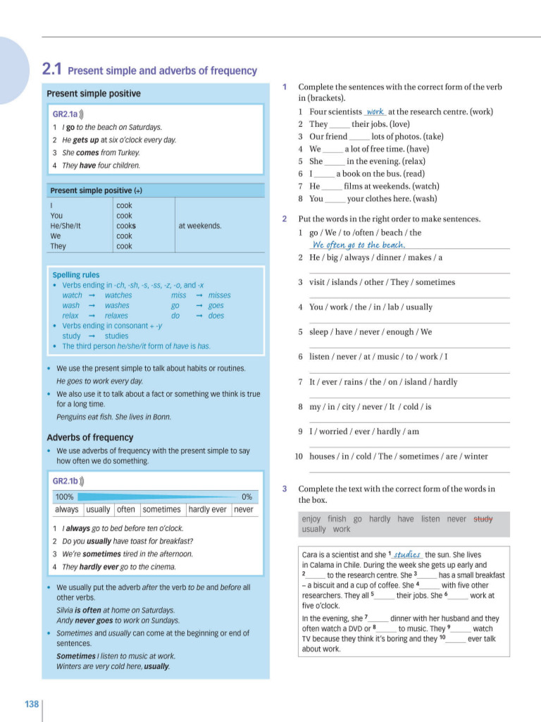Present Simple | PDF