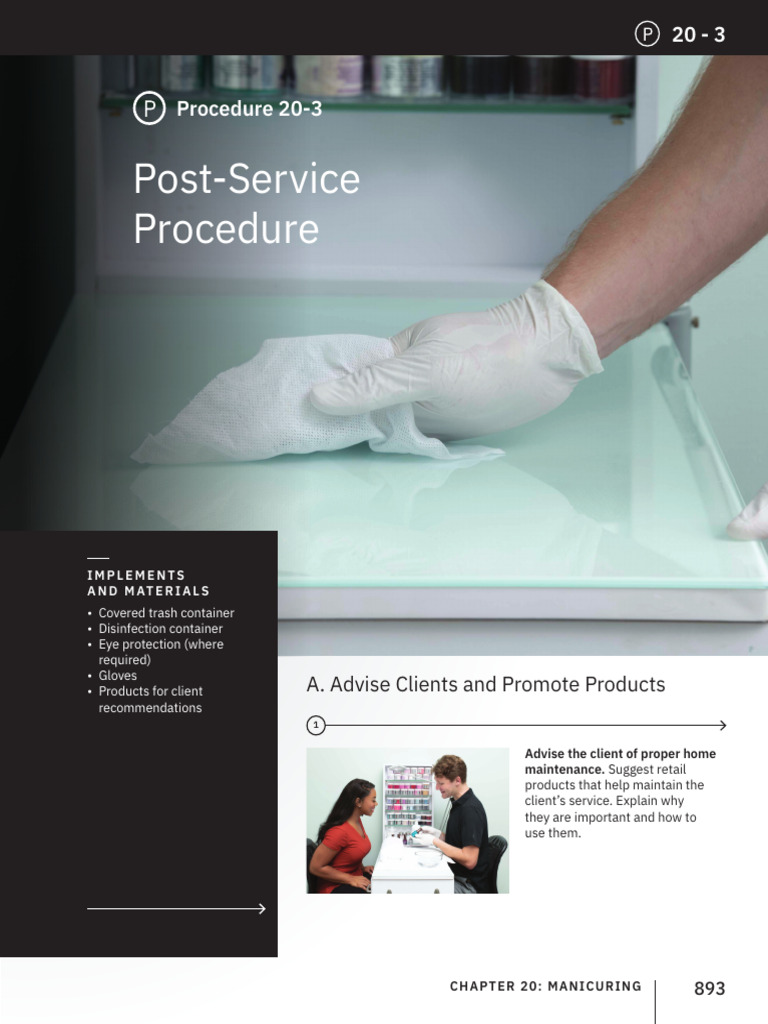 Cos14e ch20 Procedure 20-3 Post Service | PDF