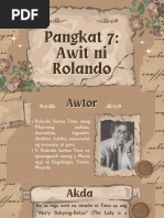 Ang-awit-ni-Rolando - Brandon Joshua LAbutap | PDF