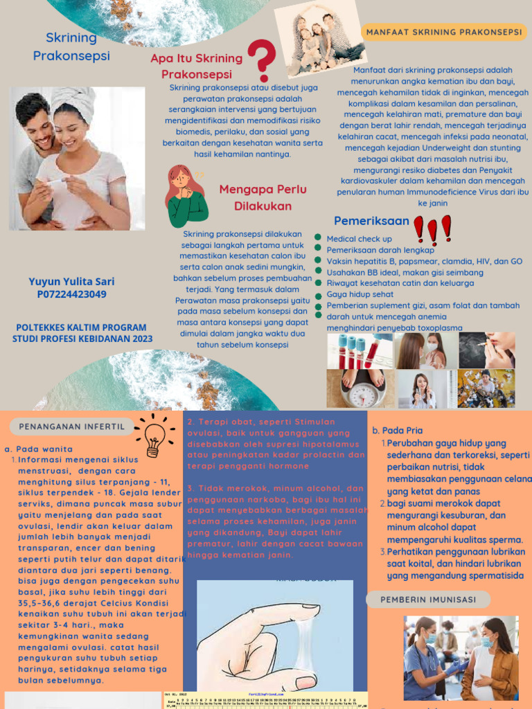 Leaflet Prakonsepsi | PDF