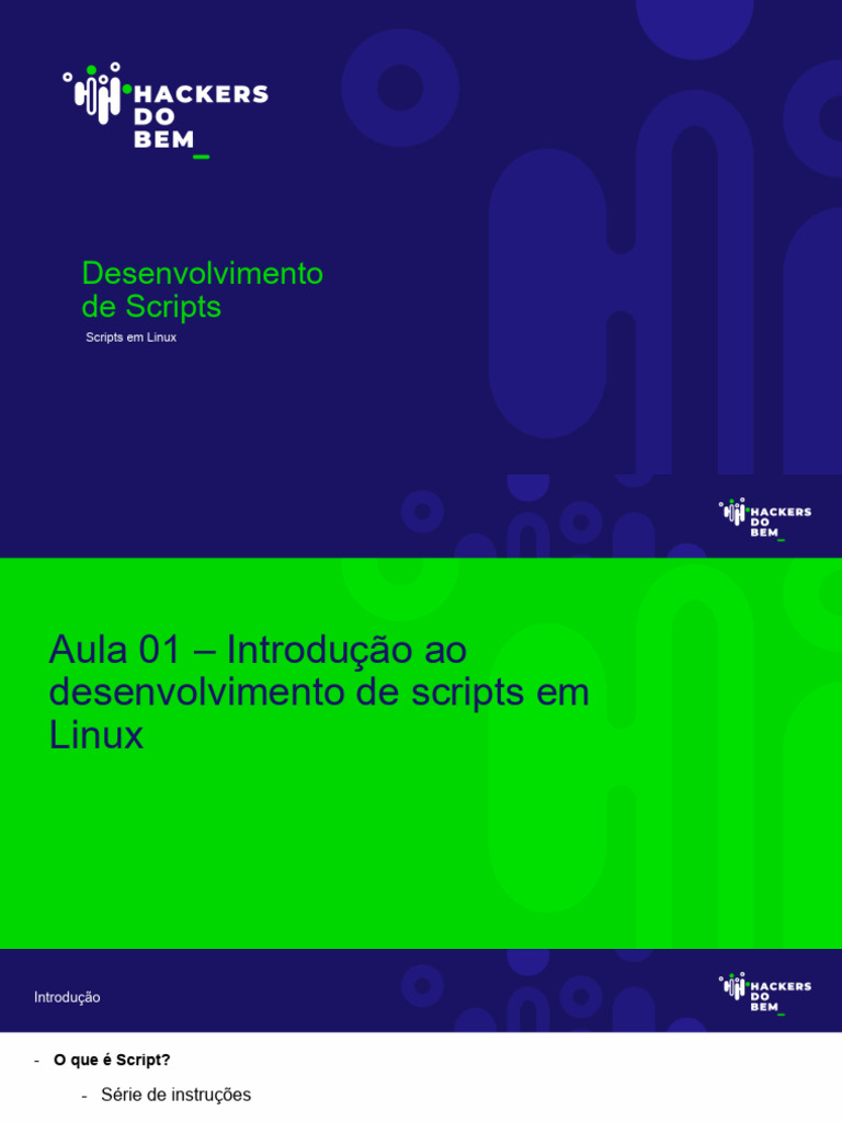 Desenvolvimento de Script | PDF | Linguagem de script | Autenticação