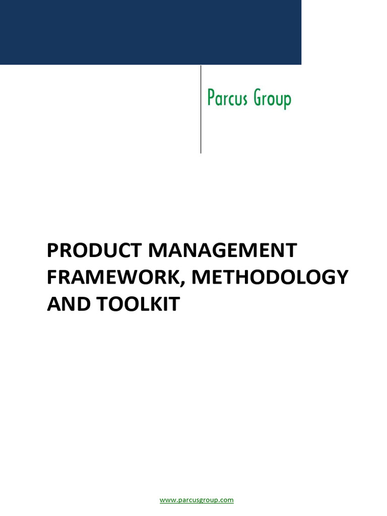 Product Management Framework | PDF | Project Management | Marketing