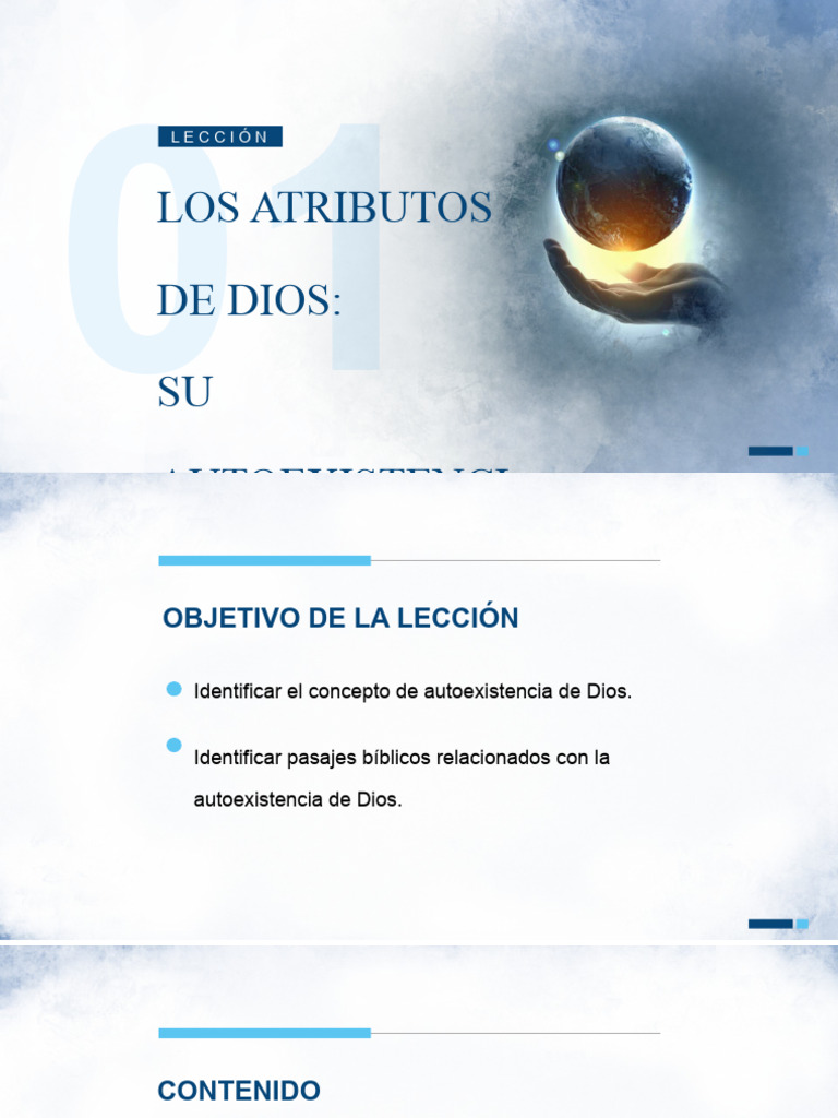 M5 Libro 1 - LOS ATRIBUTOS DE DIOS - LEC01 | PDF | Dios | Teología