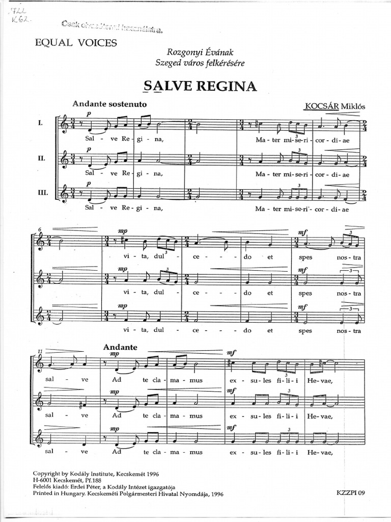 Salve Regina | PDF