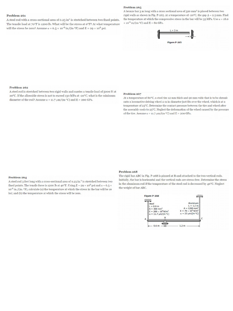 Thermal Stress Mathalino | PDF