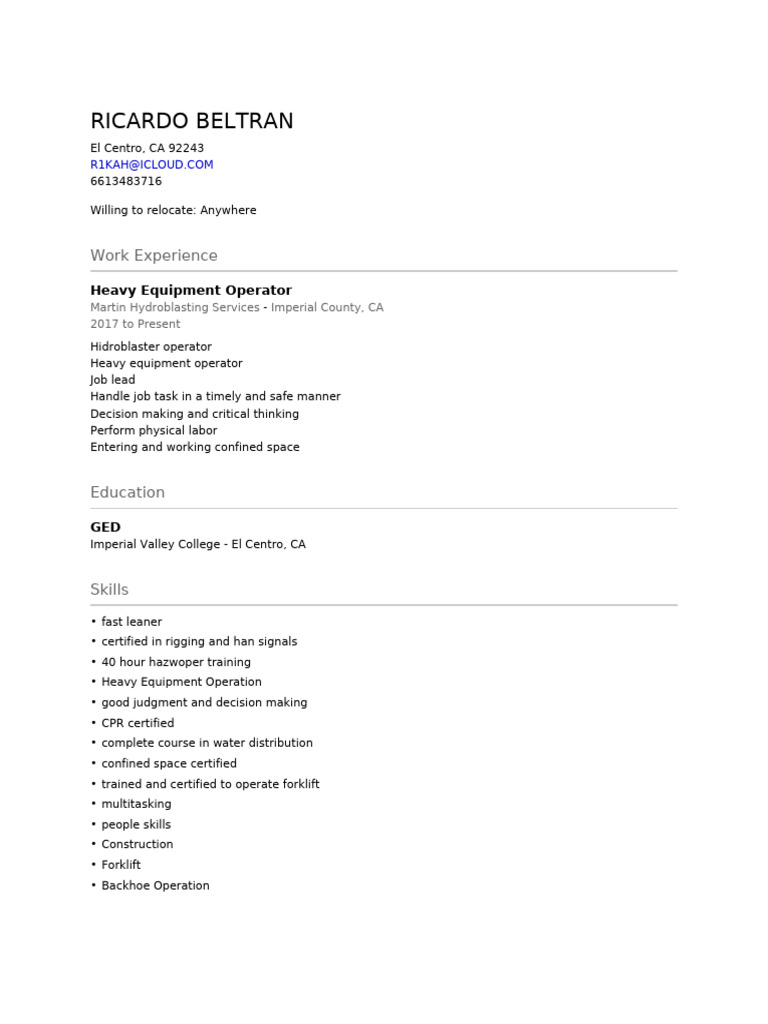 Ricardo Beltran | PDF