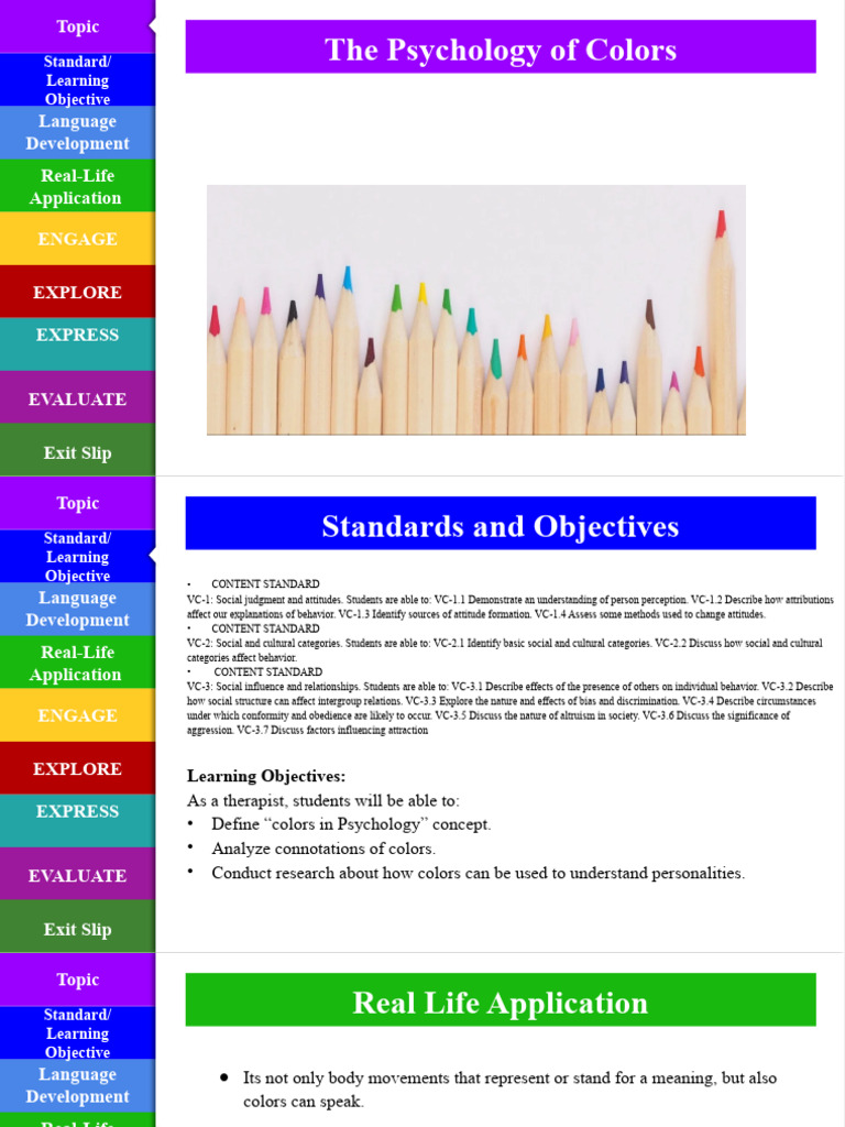The Psychology of Colors | PDF | Attitude (Psychology) | Psychology