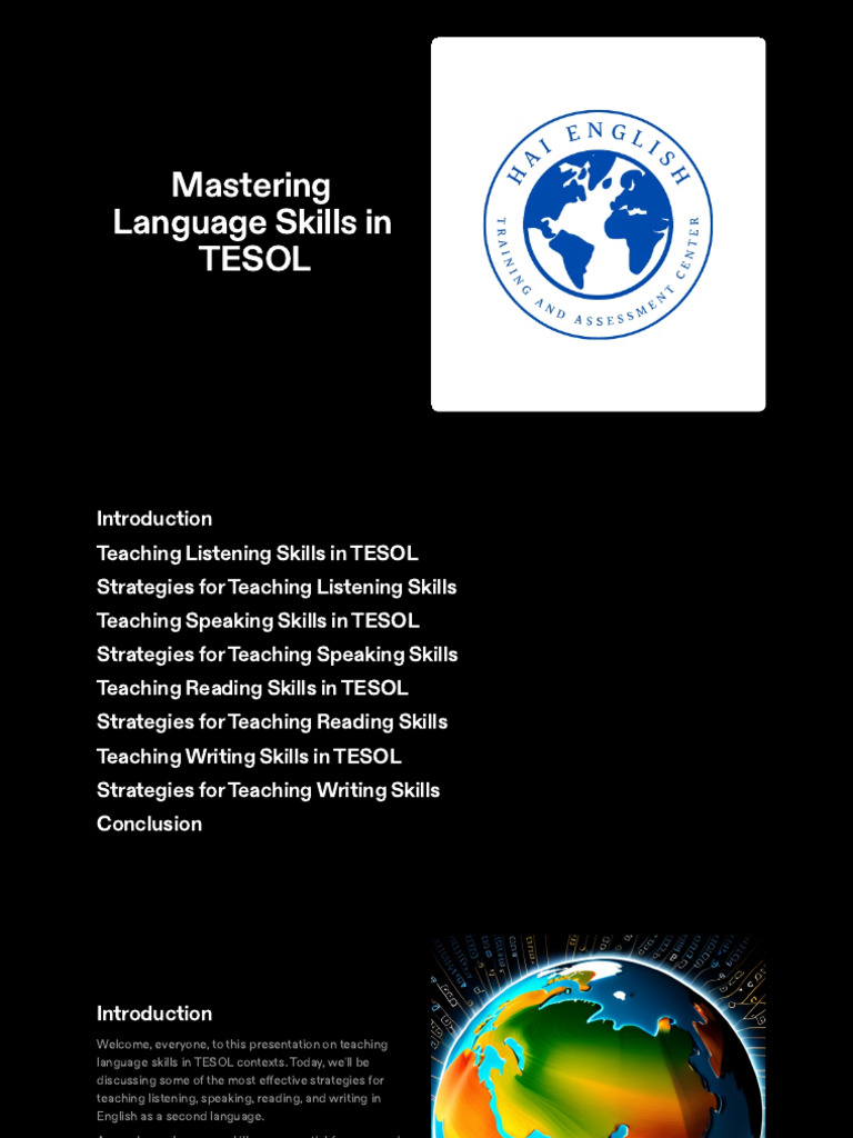 Tesol 03 Mastering Language Skills in Tesol 2023 8 1 11 12 2 | PDF ... Tesol 03 Mastering Language Skills in Tesol 2023 8 1 11 12 2 | PDF ...