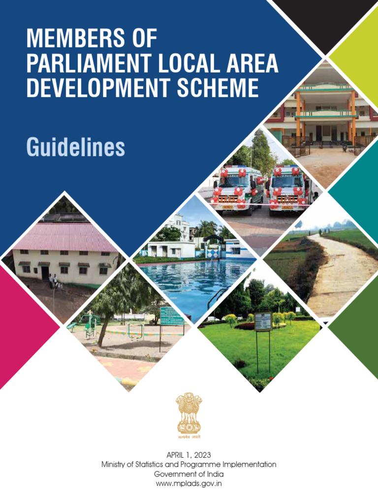 MPLADS Guidelines 2023 Overview | PDF | Government Of India | Government