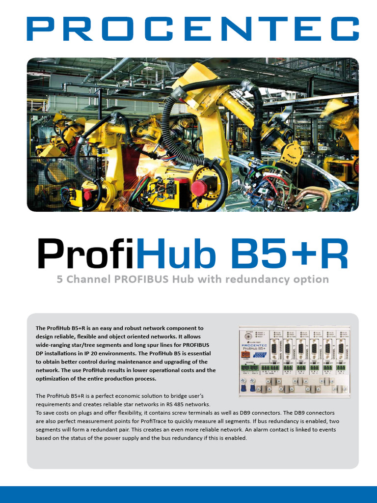 Procentec Profihubb5plusr Productcard en 201411 MR v100 | PDF ...