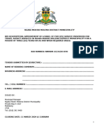 SBD 8 Declaration of Bidder's Past SCM Practices | PDF | Government ...