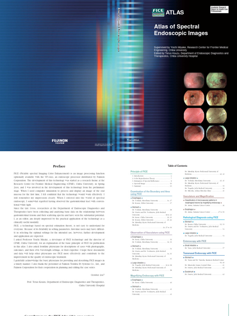 Atlas of Spectral Endoscopic Images | PDF | Color | Light