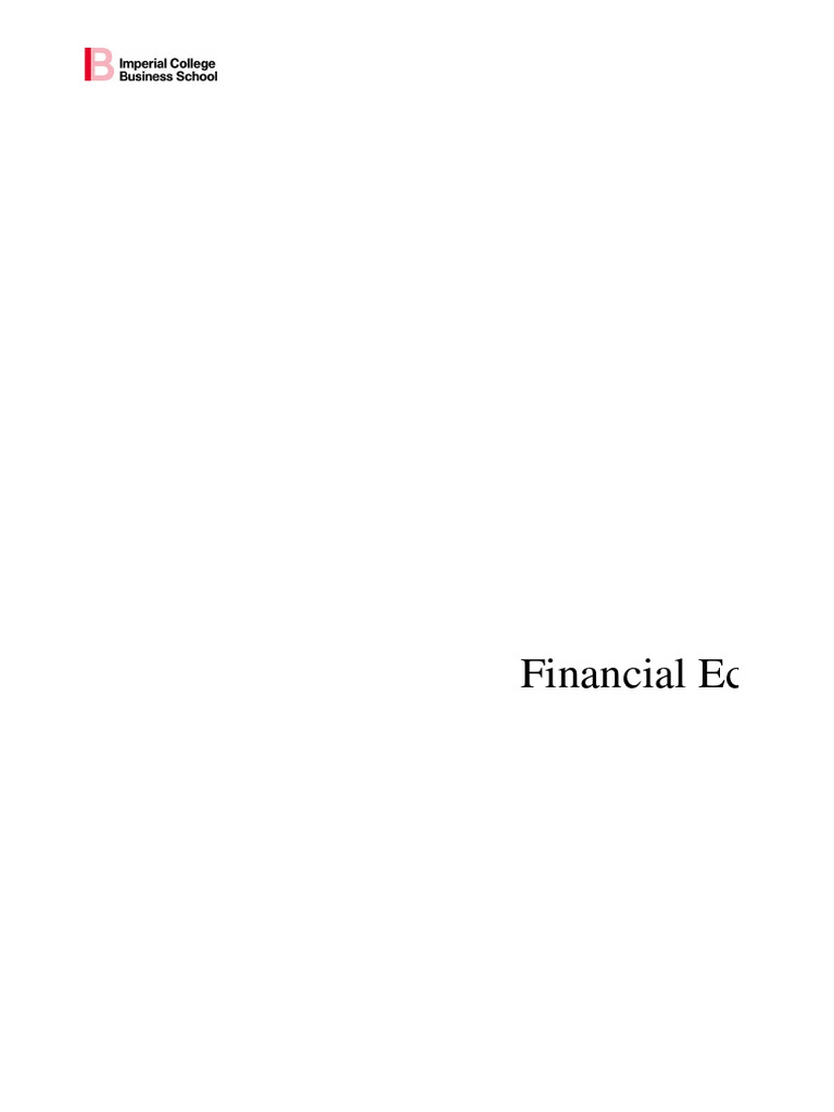 Financial Econometrics Assignment Final Version Download Free Pdf