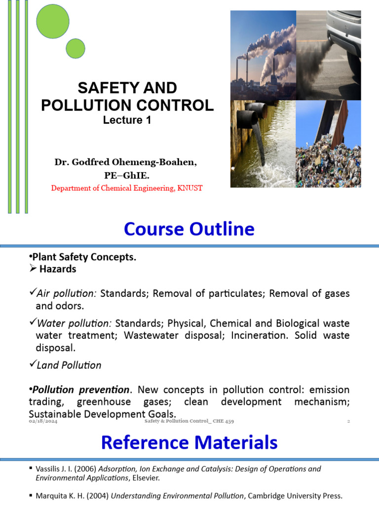 Safety and Pollution Control Overview | PDF | Hazards | Pollution